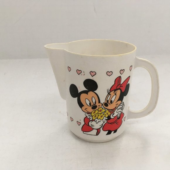 Disney | Other | Vtg Walt Disney Plastic Toy Pitcher Mickey Minnie ...
